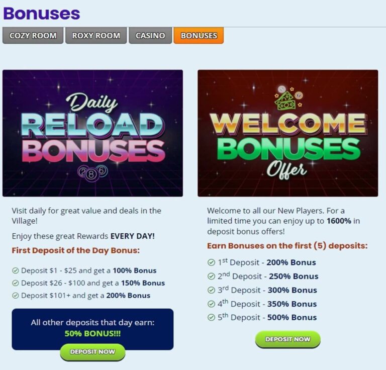 🎱Bingo Village Review & No Deposit Bonus | Is it Legit?